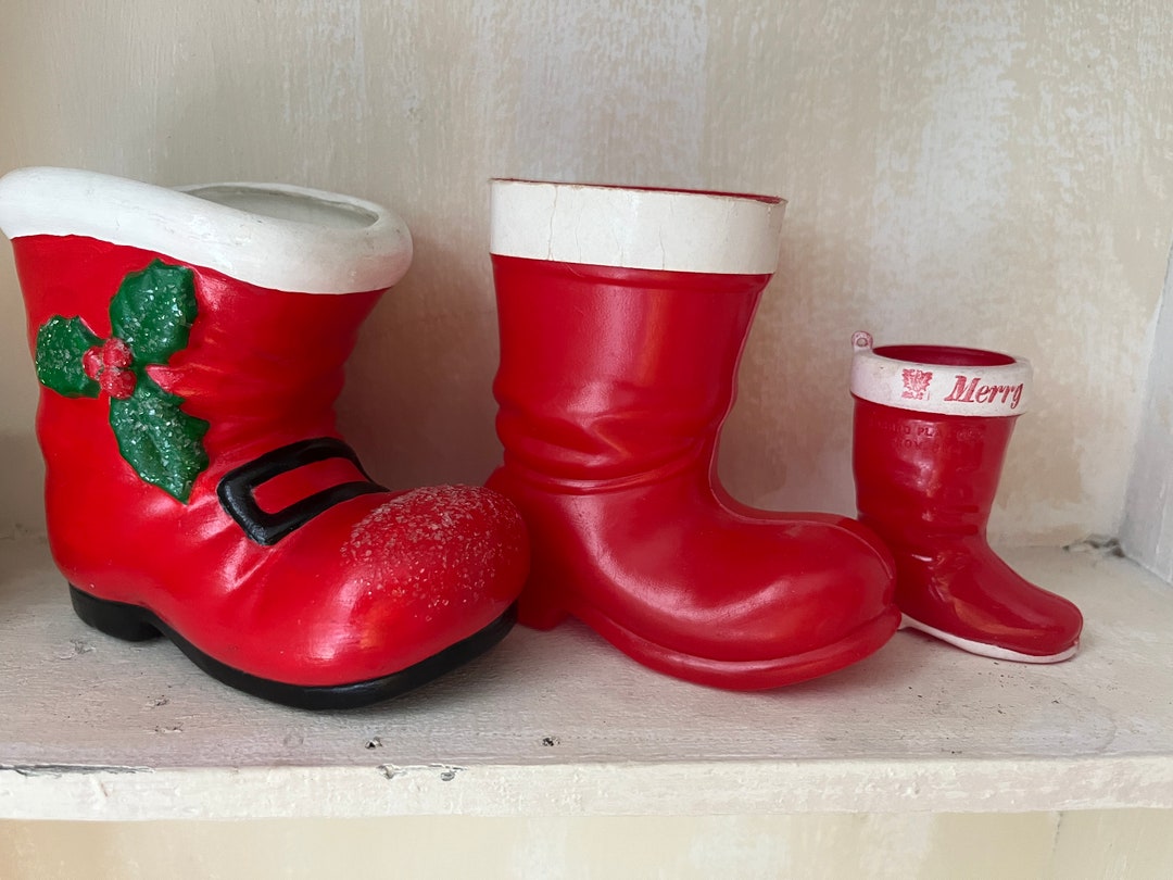 Vintage Santa Boots - 3 Options - Etsy