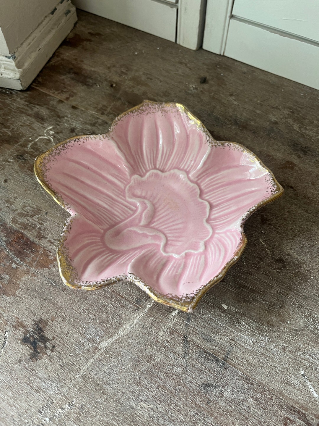 Mid Century California Pottery Pink Dish - Etsy