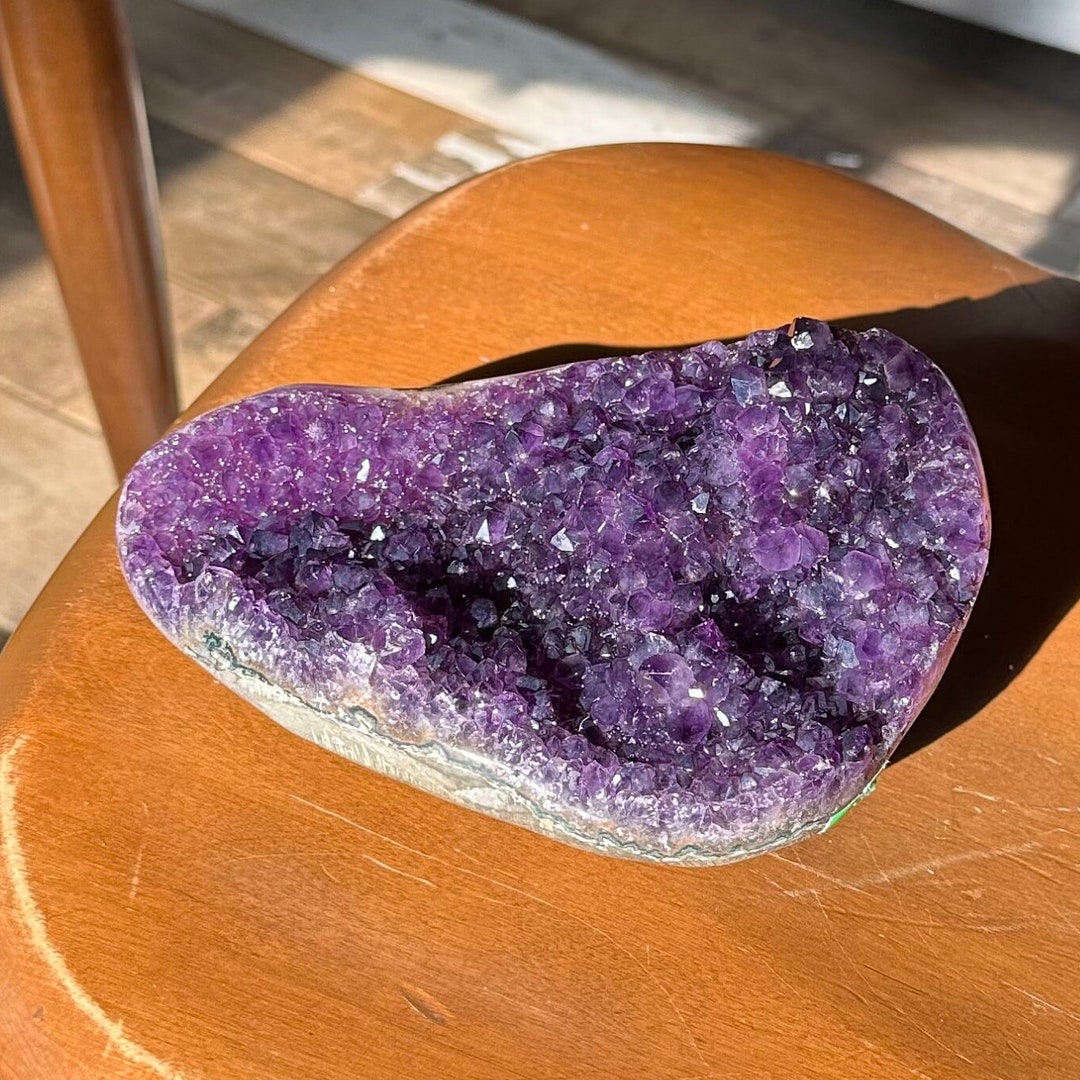 Amethyst Crystal Deep Purple Geodes Minerals Rocks Stones Home Decor - Etsy