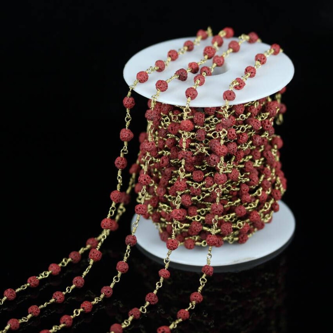9 Color Choice10 Feet 5mm Lava Chains Crafts Bracelet - Etsy
