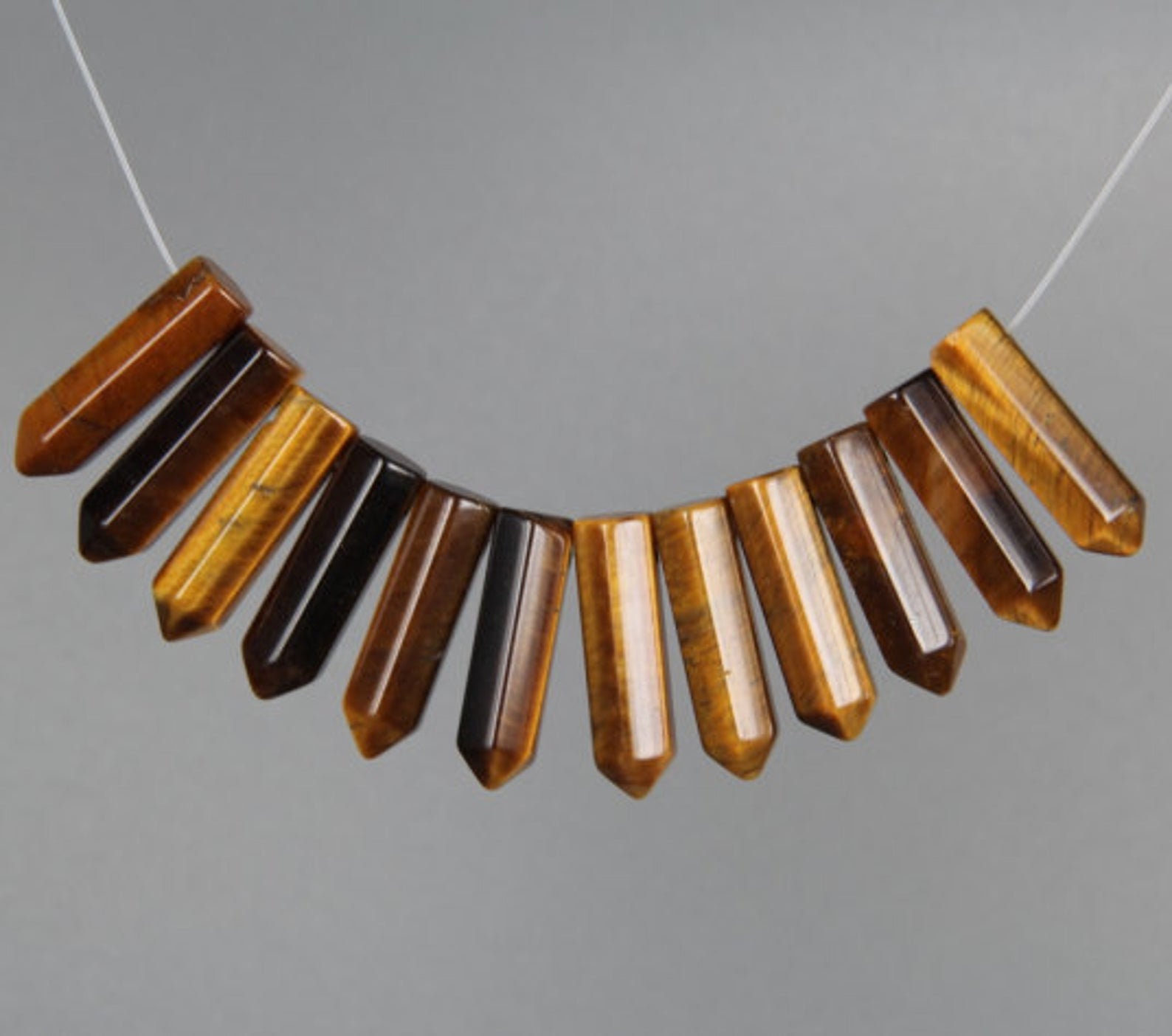 12pcs/strand Natural Opal Faceted Bullet Points Pendantstop - Etsy