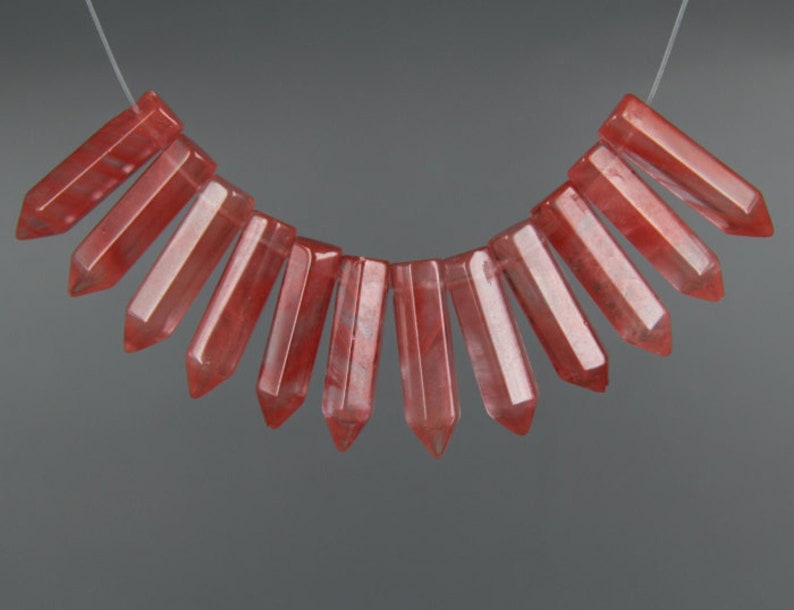 12pcs/strand Natural Opal Faceted Bullet Points Pendantstop - Etsy