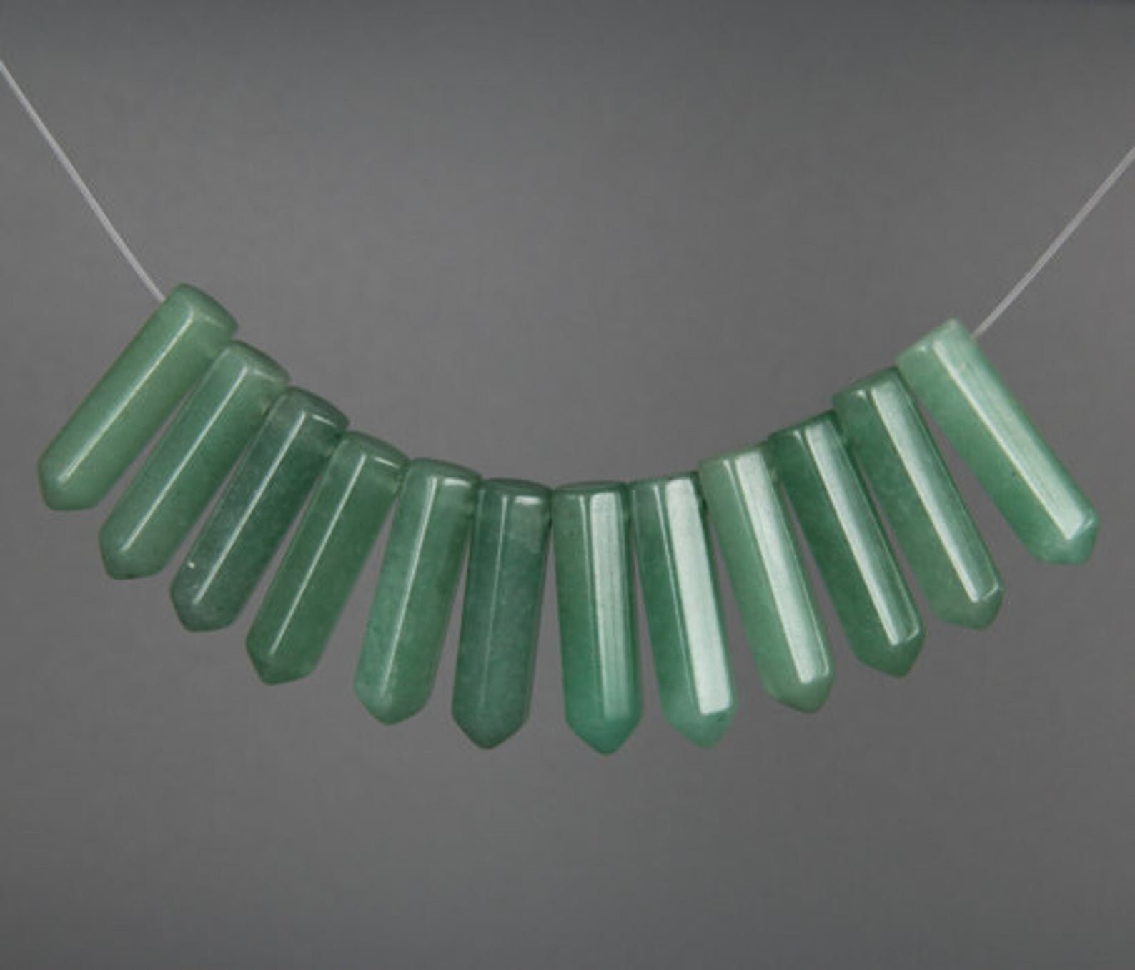 12pcs/strand Natural Opal Faceted Bullet Points Pendantstop - Etsy