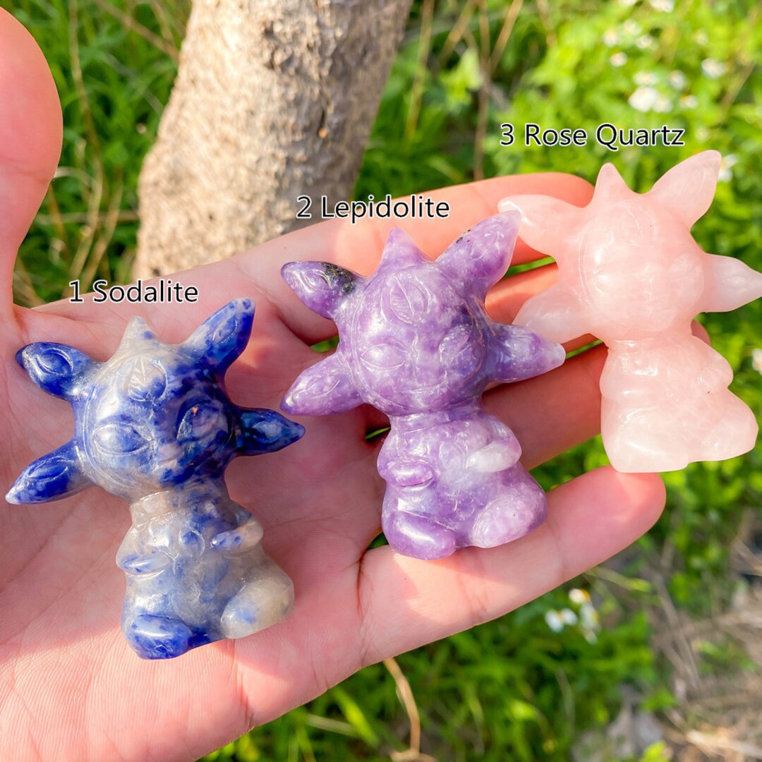 7 Choice Natural Stone Crystal Sun Goddess,quartz Crystal Hecate ...