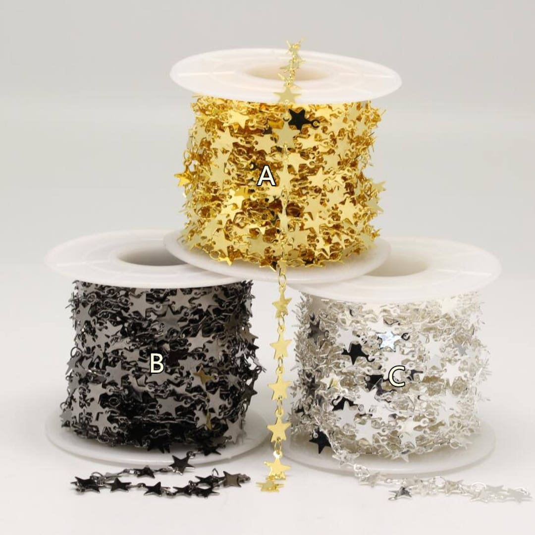 Star Chain Gold Plated Brass. High Quality Shinning Filled Plated Gold ...