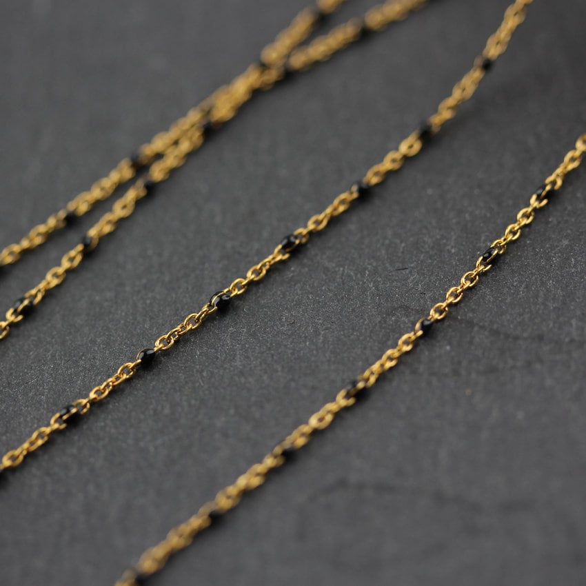10feet/lot 2mm Tiny Enamel Beaded Chains DIY Bracelet - Etsy