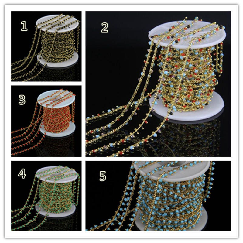 5 Color Choice New Sale Beach Colorful Wire Wrapped Beaded | Etsy