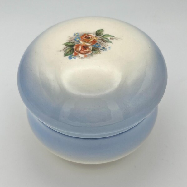 Porcelain Powder Box - Etsy