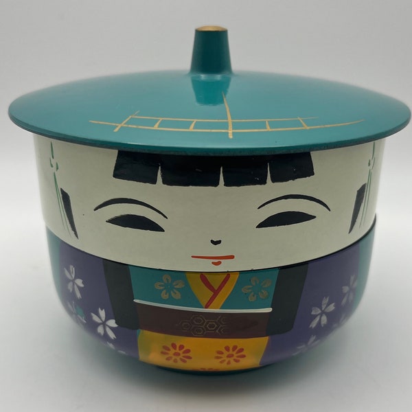 Japanese Kokeshi Box - Etsy