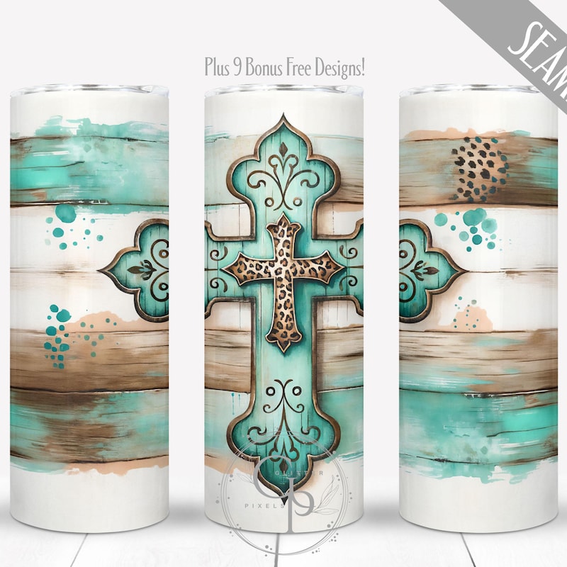 Turquoise Cross - Etsy