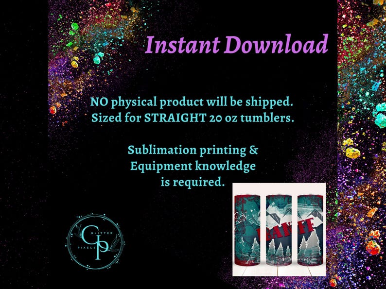 Night Owl PNG for 20 Oz Skinny Straight Tumbler Sublimation, Watercolor ...