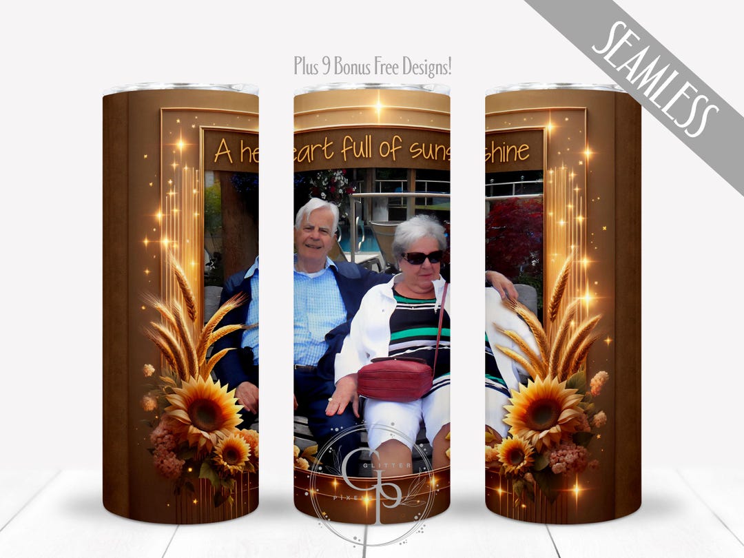 Memorial Tumbler Wrap for 20 Oz Skinny Sublimation, A Heart Full of ...