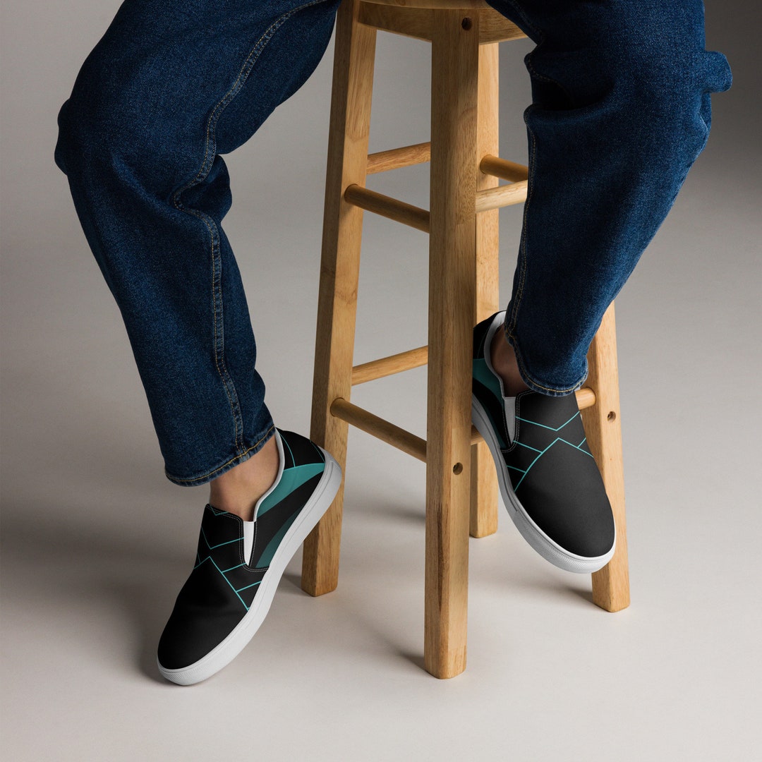 Teal Me Lies Men’s Slip-on Canvas Shoes - Etsy