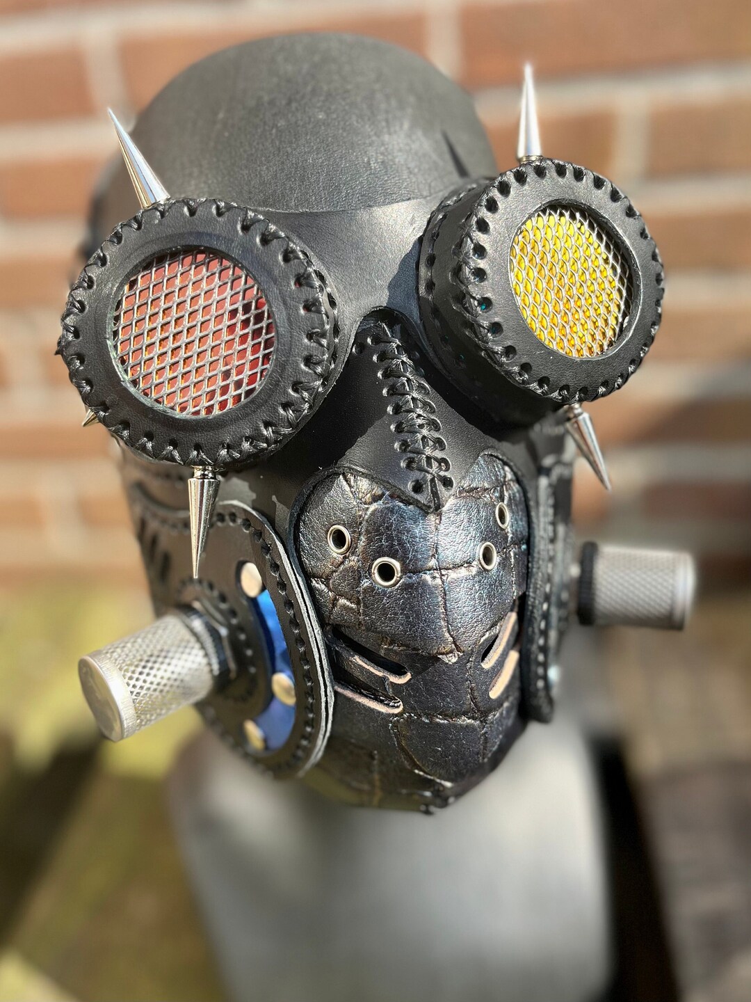 Máscara post apocalíptica más Goggles talla XL XXL - Etsy México
