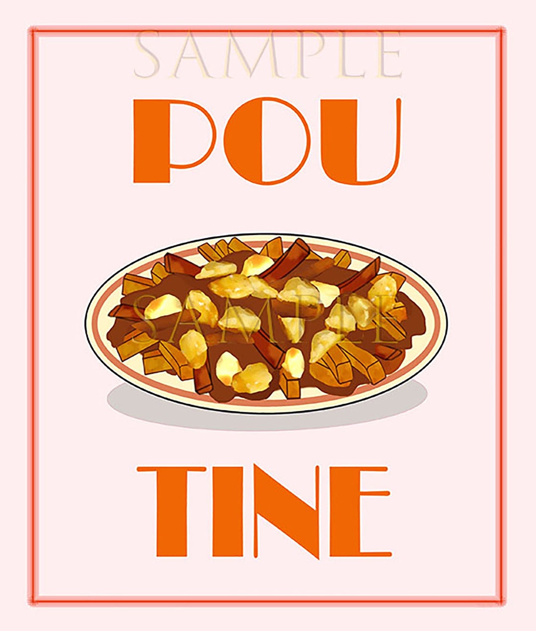 Printable Wall Art Poutine Broadway Digital Download Print - Etsy