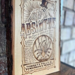 Art Nouveau Inspired French Absinthe Poster - Etsy