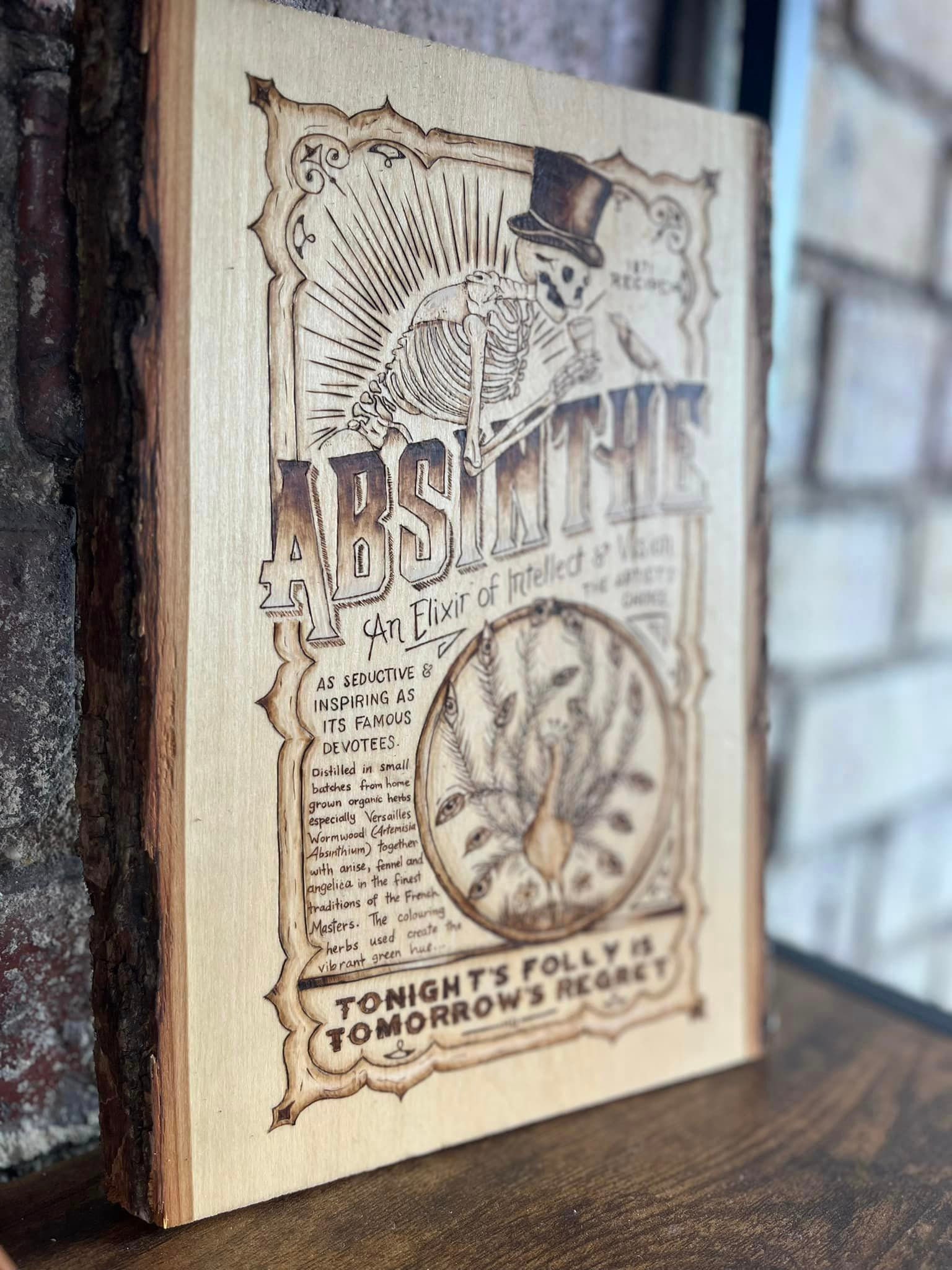 Art Nouveau Inspired French Absinthe Poster - Etsy