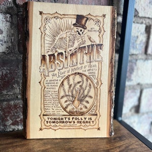 Art Nouveau Inspired French Absinthe Poster - Etsy