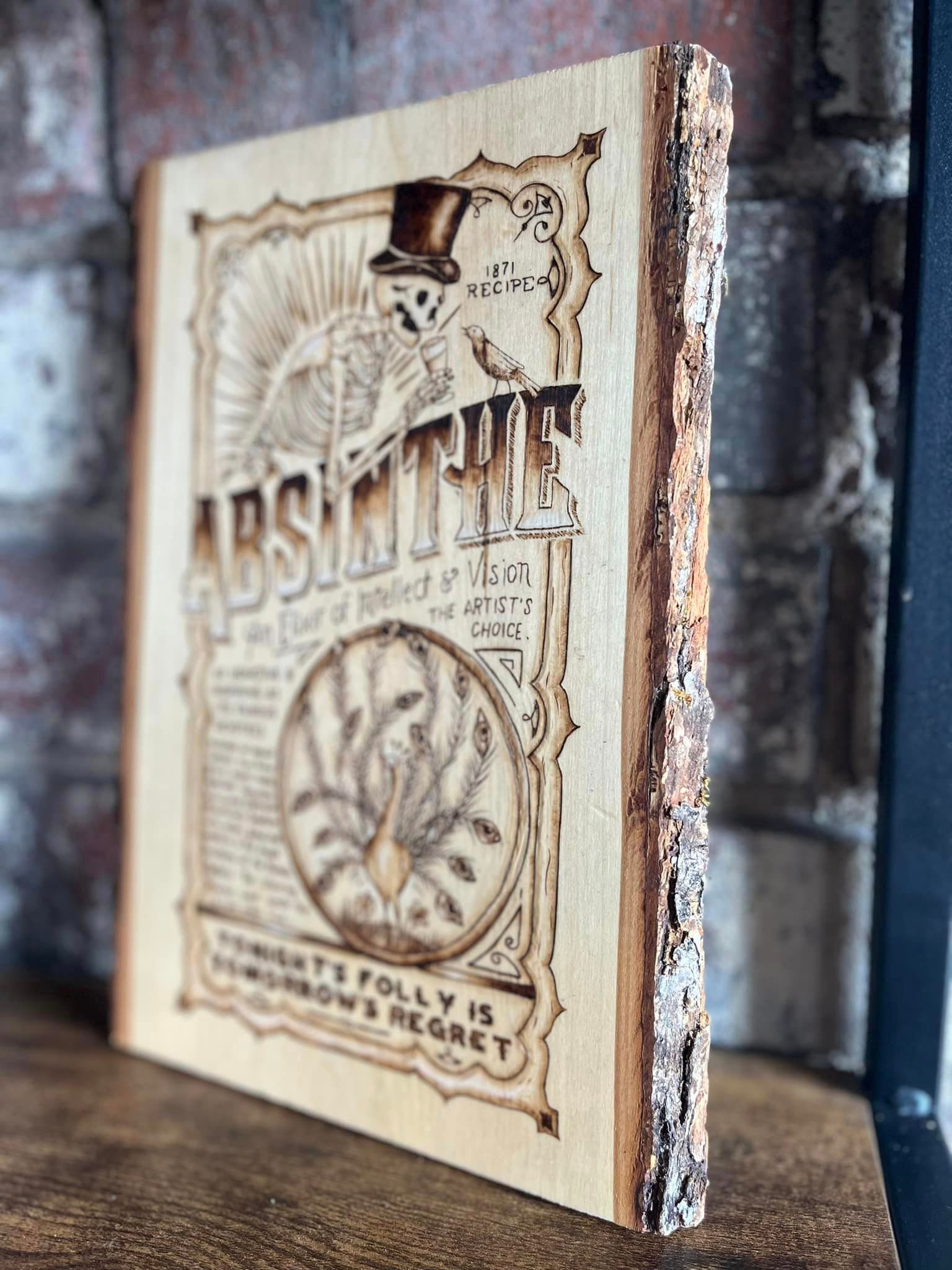Art Nouveau Inspired French Absinthe Poster - Etsy
