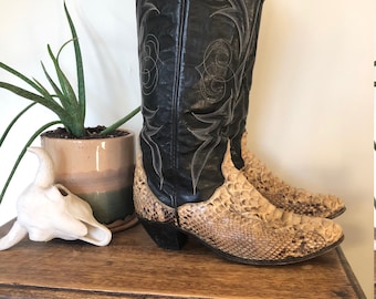 Python boots | Etsy