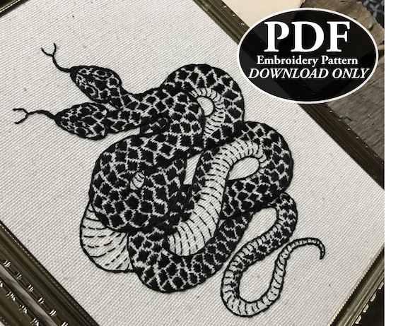 Two Headed Snake Drawing