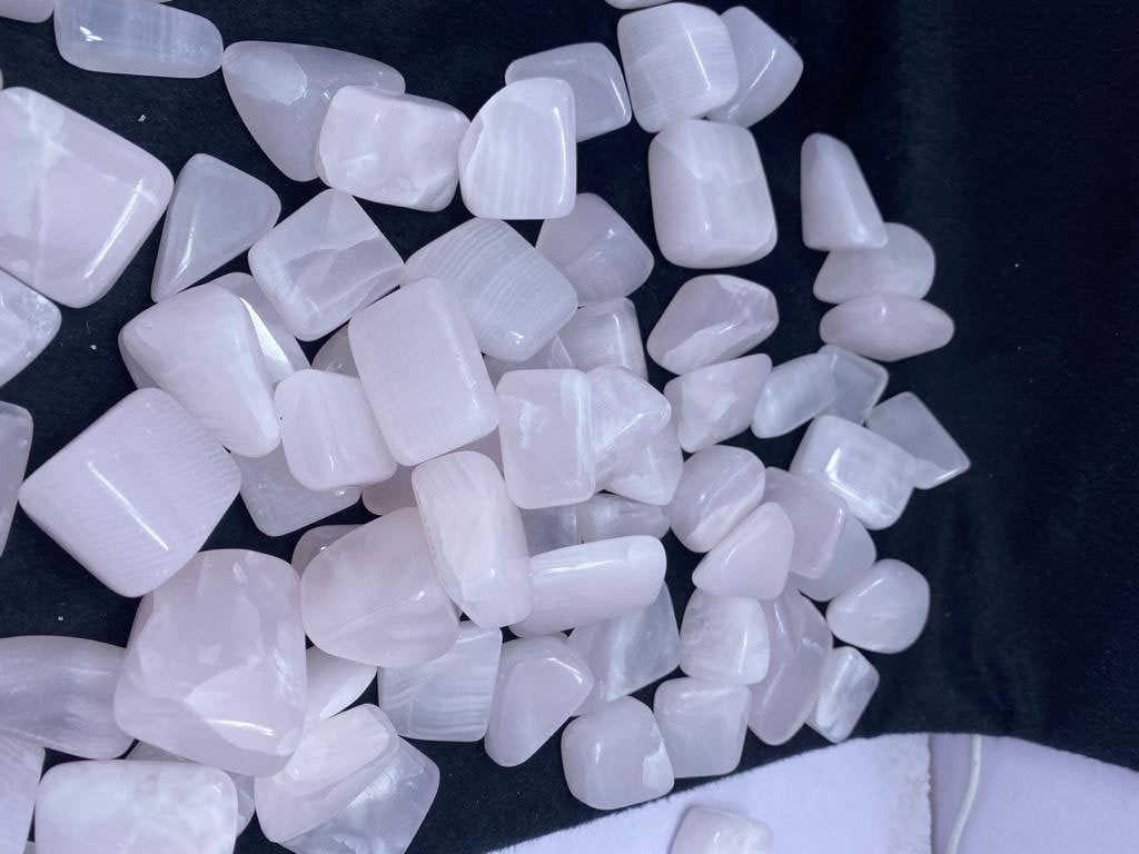 Pink Mangano Calcite Tumble, Top Quality Pink Tumbles Crystal Healing ...