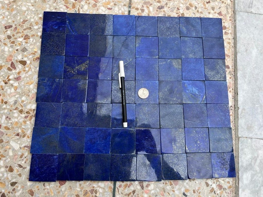 Lapis Lazuli Tile 2x25.08x5.08cm Top Quality Lapis Tiles 100 Pieces ...