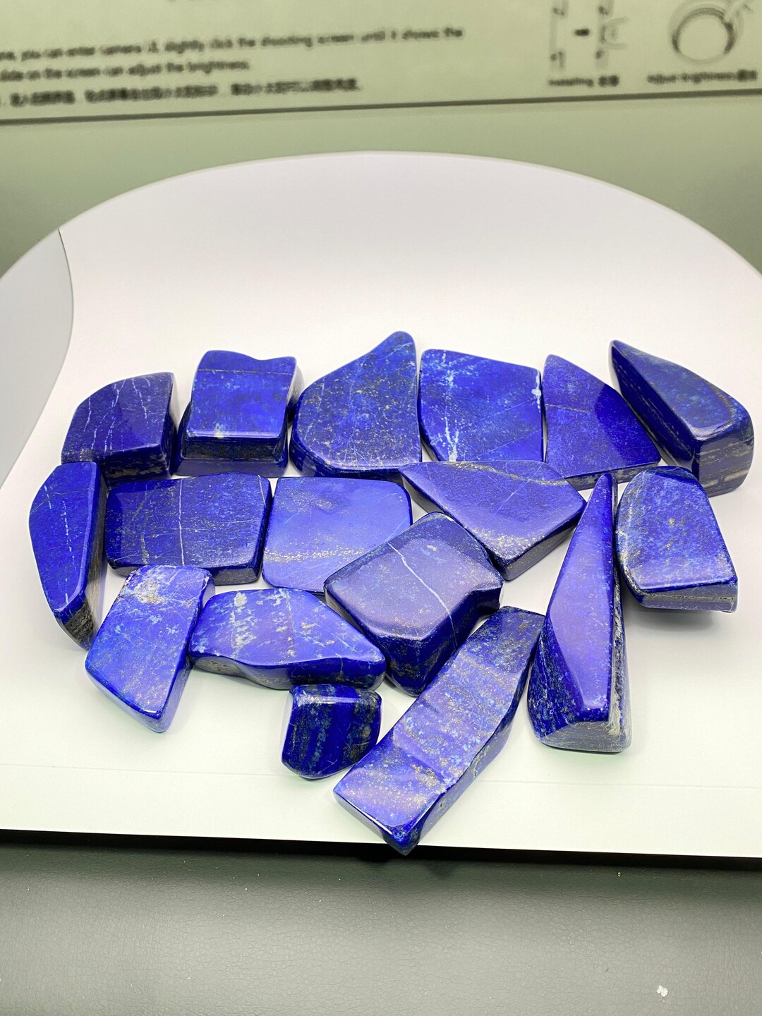 Lapis Lazuli Slabs,palm Size Lapis Lazuli Freeform Small Pieces.polish ...