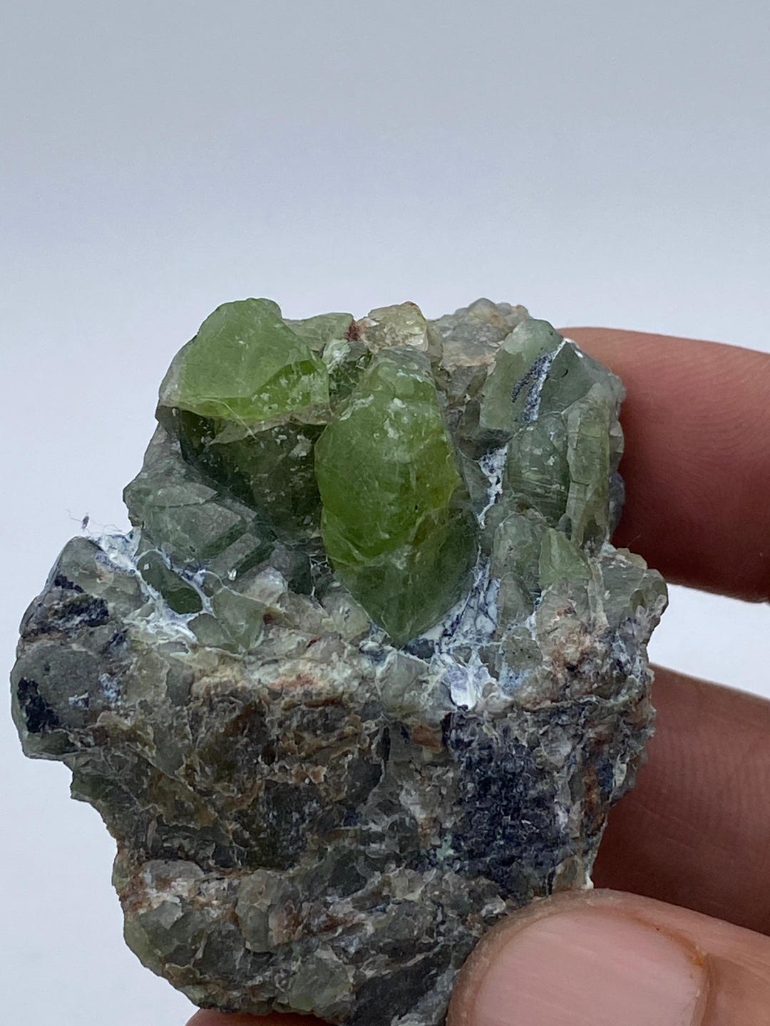 Peridot Specimen Twin Crystal,green Peridot Collection Piece.natural ...