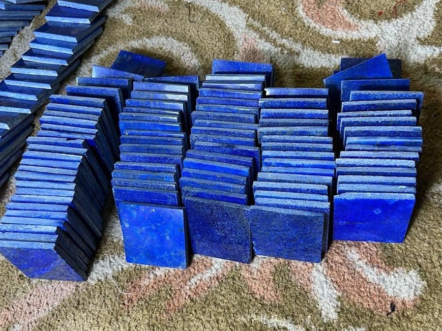 Lapis Lazuli Tile 2x25.08x5.08cm Top Quality Lapis Tiles 50 Pieces ...