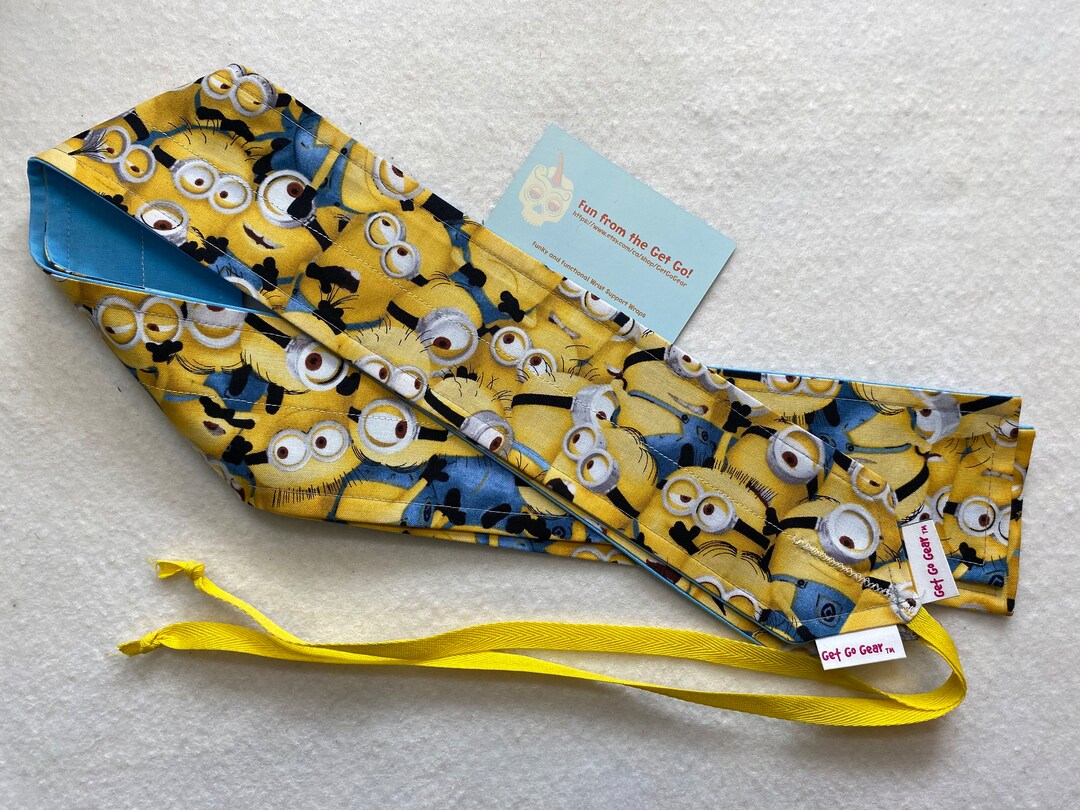 Minions Minions Minions / Blue Reversible - Funky and Functional Wrist ...