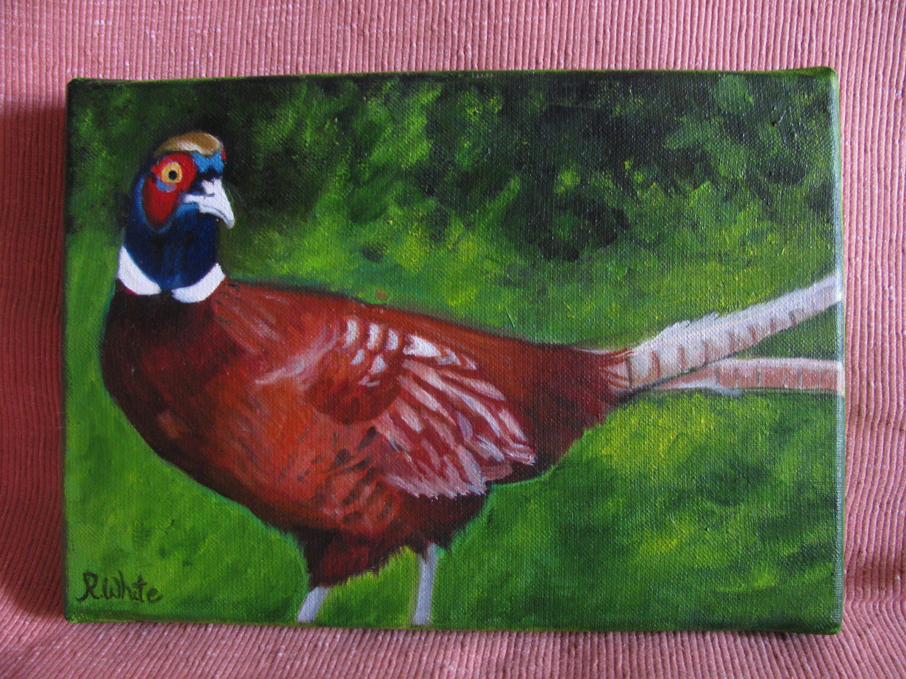 Original Oil Painting of a Pheasant. - Etsy UK