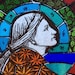 Stained Glass Medieval Style Roundel - Etsy UK
