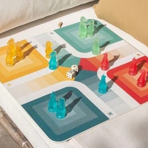 Personalized Ludo Board Game - Premium Ludo Game - Lumina Horse Race ...