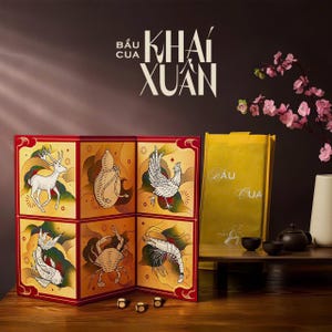 Vietnamese Bau Cua Tom Ca - Gourd-crab-shrimp-fish Game - Lucky Game ...