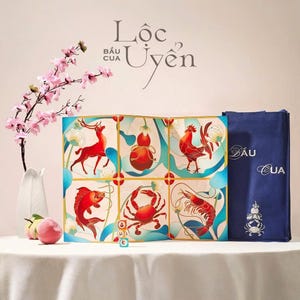 Vietnamese Bau Cua Tom Ca - Gourd-crab-shrimp-fish Game - Lucky Game ...