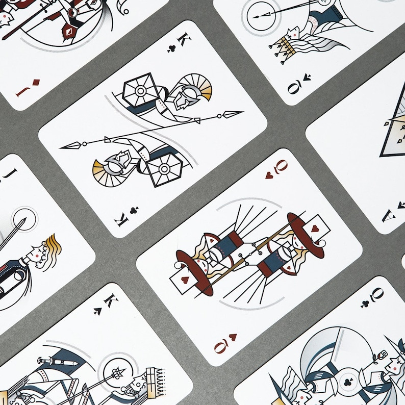 The Unique Historic Playing Cards Poker 54 Playing Cards - Etsy