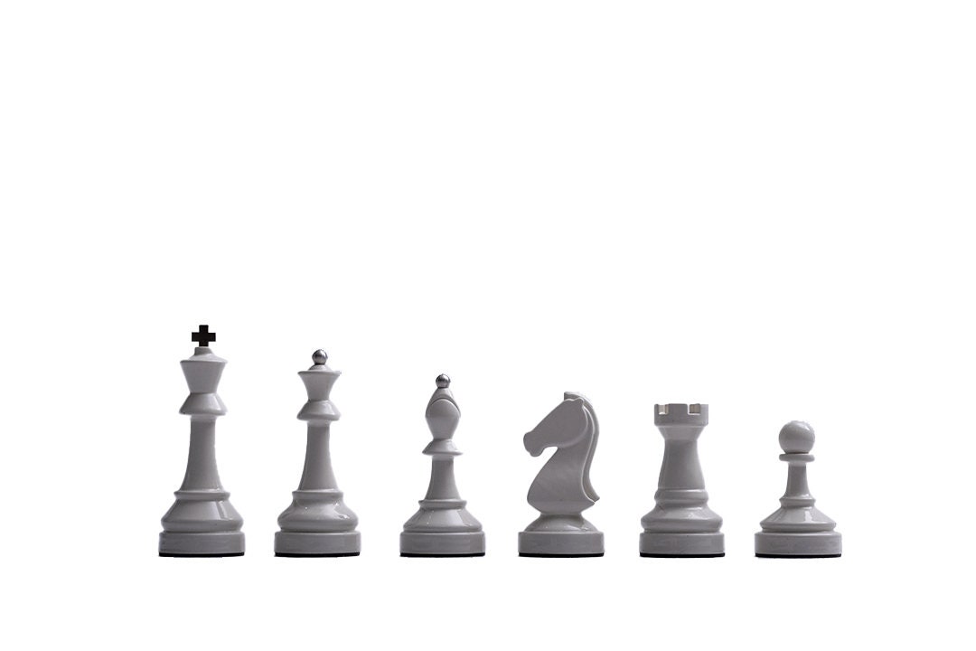 Bespoke Chess Pieces Only, Large Chess Pieces, King Size 3.6", Resin ...