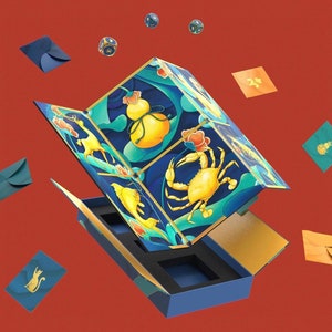 Gourd-Crab-Shrimp-Fish Game Vietnamese Bau Cua Ca Meo Lucky Game Bau ...