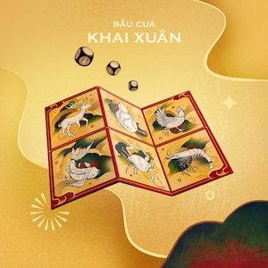 Gourd-crab-shrimp-fish Game - 'Ý Giao' Edition - Traditional Tet Games ...