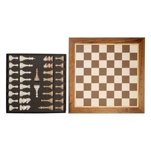 Bespoke Tournament Chess Set, Large Chess Board, Wooden Leather ...
