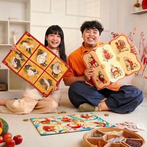 Vietnamese Bau Cua Tom Ca - Gourd-crab-shrimp-fish Game - Lucky Game ...