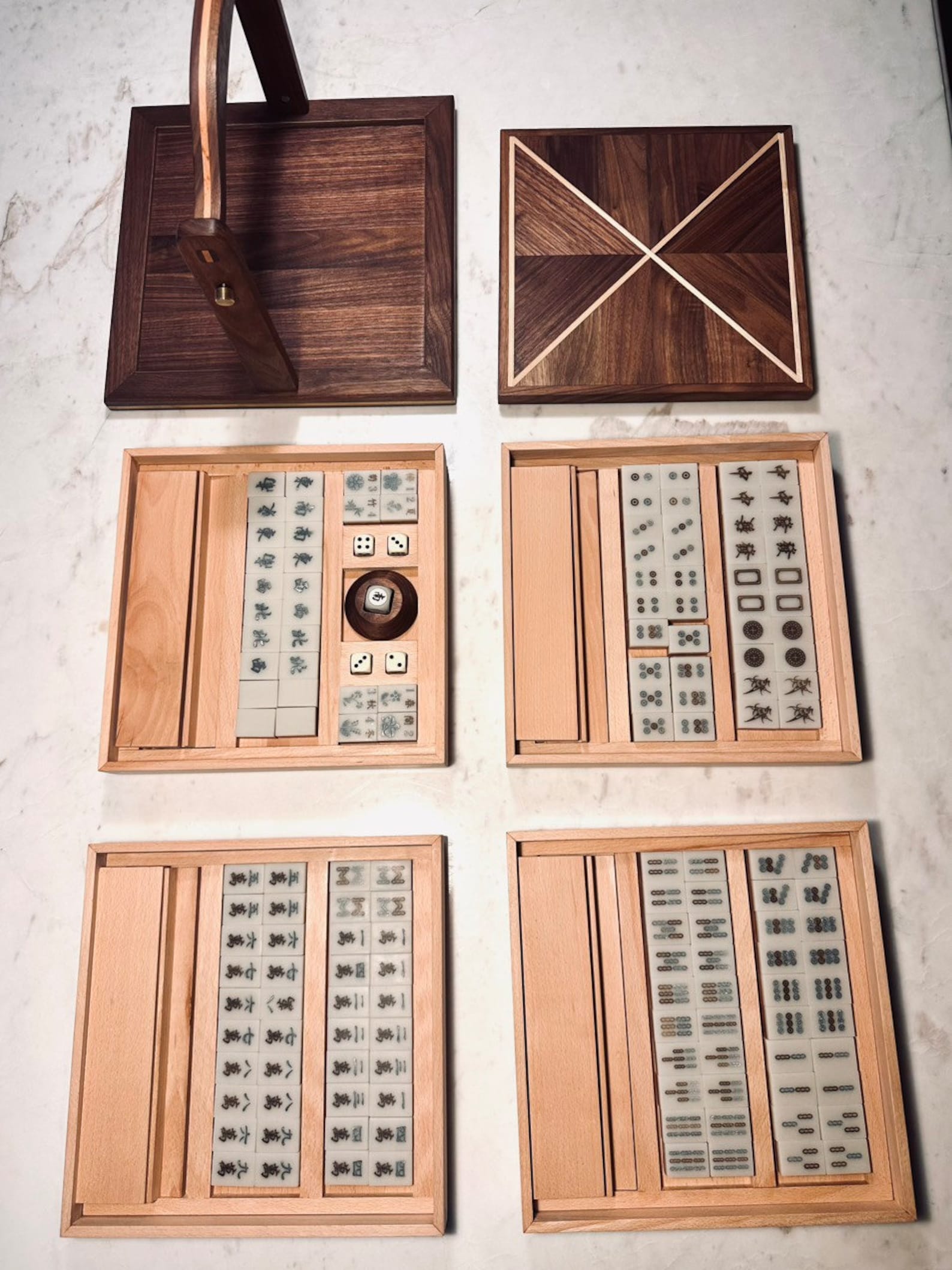 Luxury Mahjong Set, Premium Traditional Mahjong Set, Joker Tiles ...