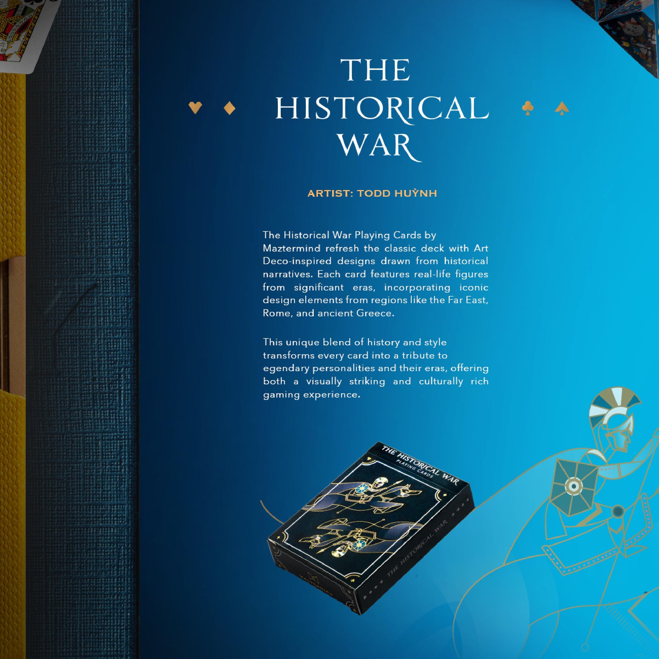 The Unique Historic Playing Cards - Poker 54 Playing Cards - Waterproof ...