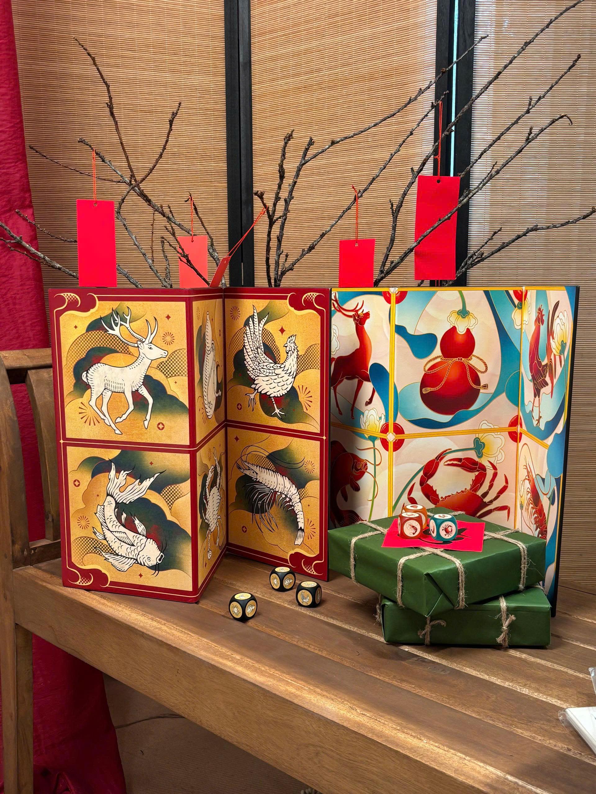 Gourd-crab-shrimp-fish Game - 'Ý Giao' Edition - Traditional Tet Games ...