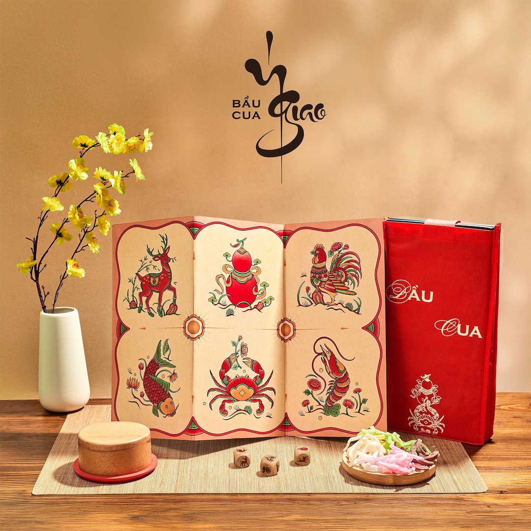 Gourd-crab-shrimp-fish Game - 'Ý Giao' Edition - Traditional Tet Games ...