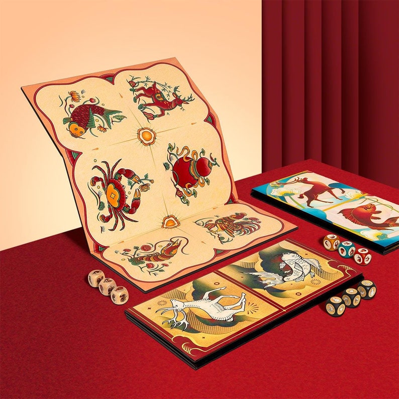 Vietnamese Bau Cua Tom Ca - Gourd-crab-shrimp-fish Game - Lucky Game ...