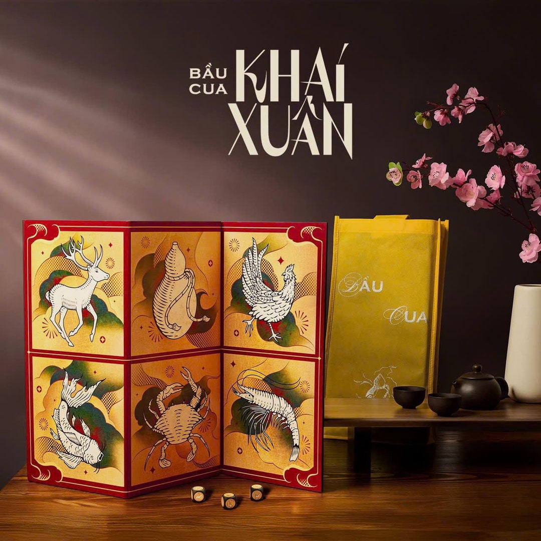 Bau Cua Tom Ca - Gourd-crab-shrimp - Hoo Hey How Game - 'khai Xuân ...