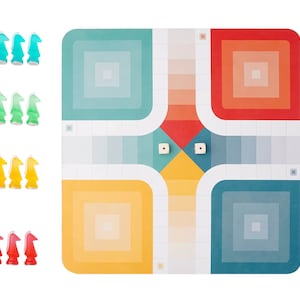 Personalized Ludo Board Game - Premium Ludo Game - Lumina Horse Race ...