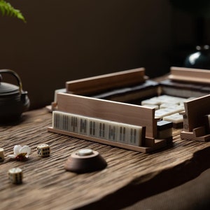 Luxury Mahjong Set, Premium Traditional Mahjong Set, Wooden Chinese ...